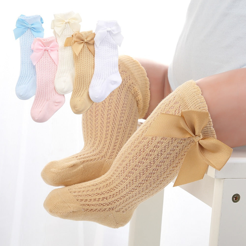 Cute Bow-Knot Baby Socks | Breathable & Stylish | Ages 0-24 Months ...